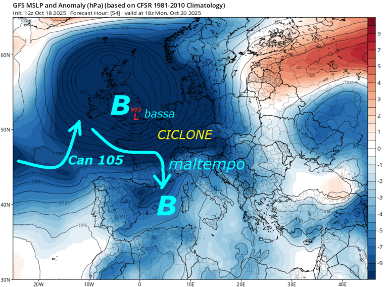 Dedicato all’ANALISI del nuovo importante MALTEMPO, con suo CICLONE e FREDDO sull’ITALIA, in ...