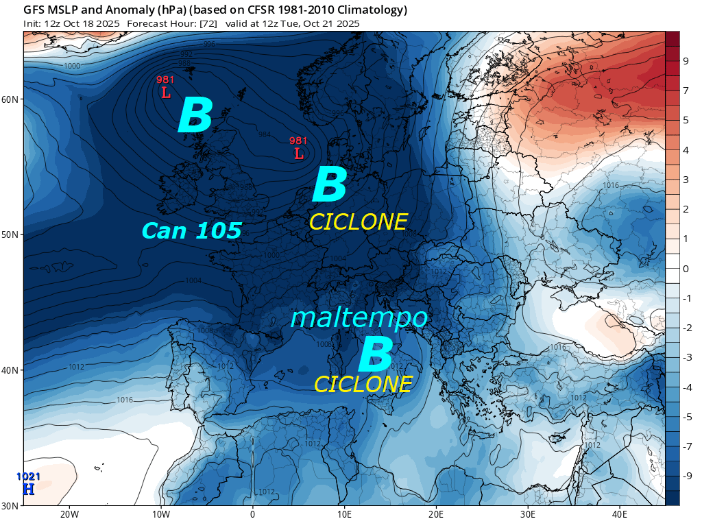 Dedicato all’ANALISI del nuovo importante MALTEMPO, con suo CICLONE e FREDDO sull’ITALIA, in ...